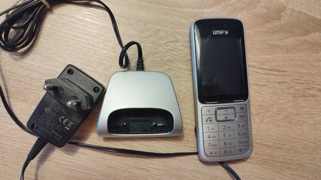 UNIFY OPENSCAPE DECT Phone Sl5 Mobilteil mit Ladestation und Netzteil ...