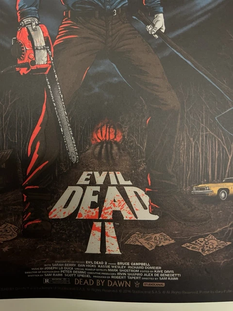 EVIL DEAD II Limited Numbered Print 13712/17000 £31.90 - PicClick UK