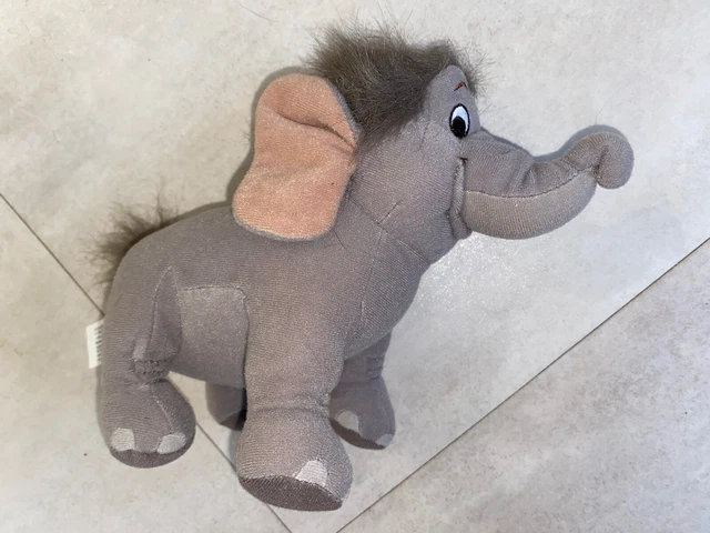 DISNEY JUNGLE BOOK Hathi Baby Elephant Grey Plush Small Soft Toy 2002 ...