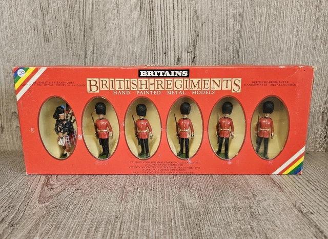 BRITAINS 7238 SCOTS Guard Piper And 5 Men - Hand Painted Metal Models £ ...