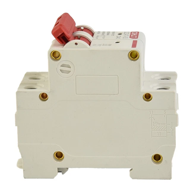 DURABLE 2P 63A MCB with Overcurrent Trip Device and Dual Connection ...
