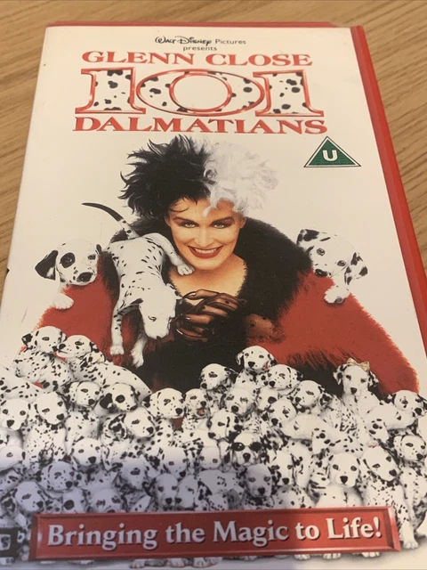 WALT DISNEY. GLENN Close. 101 Dalmatians. VHS Video Cassette £10.00 ...