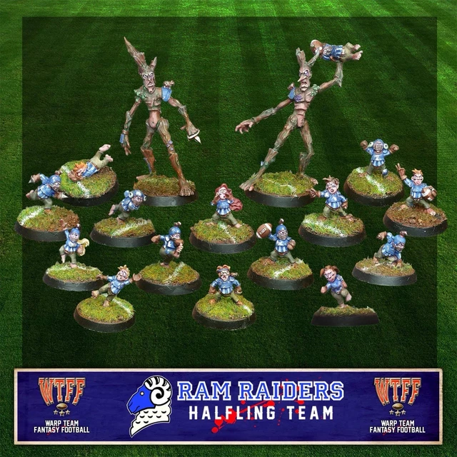 WARP TEAM FANTASY Football The Ram Raiders: Full Team (16) - Blood Bowl ...