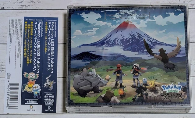POKEMON LEGENDS ARCEUS Super Music Collection Nintendo Switch Game CD ...