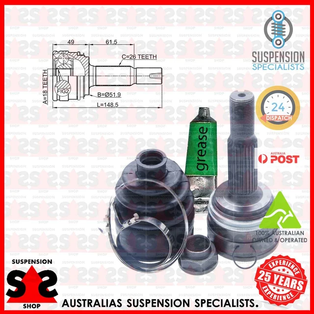 WHEEL SIDE JOINT Kit, Drive Shaft Suit TOYOTA RAV 4 3.5 4WD (GSA33) RAV 4 III $87.88 - PicClick AU