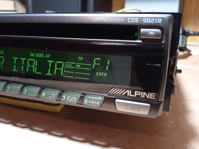 ALPINE AUTORADIO VINTAGE CDE 9821R car radio CD EUR 65,00 - PicClick IT