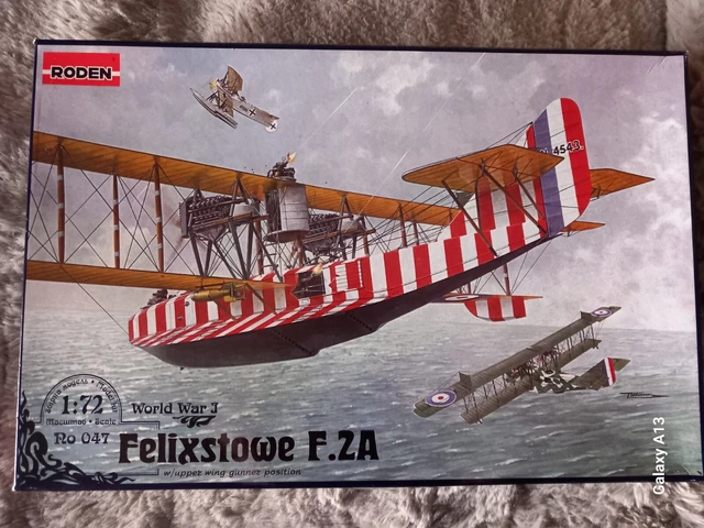 RODEN FELIXSTOWE F.2A WWI Flying Boat 1:72 scale Plastic Model Kit ...