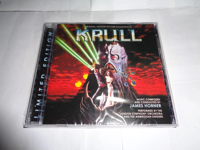 KRULL LIMITED EDITION 2 cd SOUNDTRACK JAMES HORNER NEW SEALED TOP ...