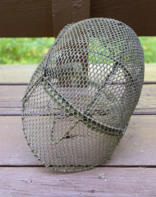 ANTIQUE EXTREMELY EARLY Metal Wire Fencing Face Epee Sabre Mask Barn ...