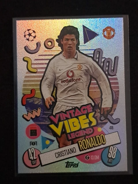 TOPPS MATCH ATTAX Ucl 2024-25 Cristiano Ronaldo #418 Vintage Vibes Legend EUR 3,50 - PicClick FR