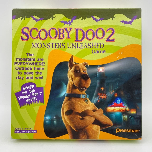 SCOOBY DOO 2 Monsters Unleashed Game COMPLETE Pressman Kids Children's ...