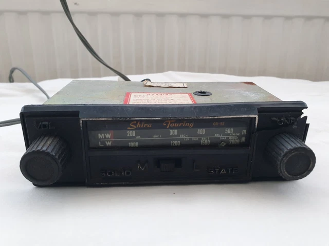 SHIRA TOURING CR-52 Solid State Car Radio UNTESTED £7.99 - PicClick UK