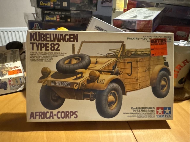 KUBELWAGEN TYPE 82 Africa Corps (Tamiya) 1/35 £15.00 - PicClick UK