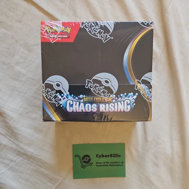 POKÉMON TCG MEGA Evolution: Chaos Rising Booster Box (36 Packs, Sealed ...
