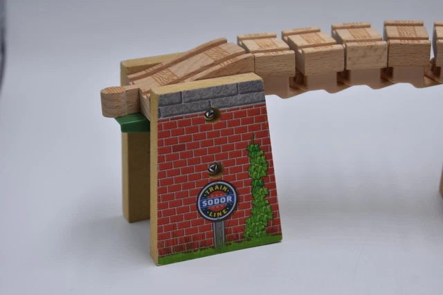 THOMAS & FRIENDS Wooden Railway Wacky Track Bridge Wobbly VGUC $24.89 ...