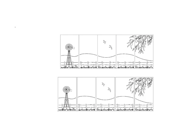 DECORATIVE GARDEN METAL Fence Screen 'Outback' Lasered, 2000x2250 ...