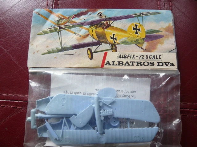 RARE VINTAGE 1/72 airfix model WW1 German fighter Albatros D.Va in ...