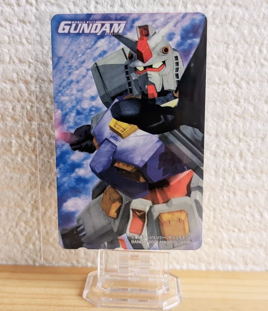 MOBILE SUIT GUNDAM RX-78 Phone Card 2001 Japan Bandai Unused Vintage ...