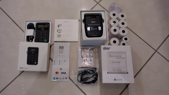 ZETTLE, IZETTLE READER 2 + Drucker: Star SM-L200 Bluetooth EUR 180,00 - PicClick DE