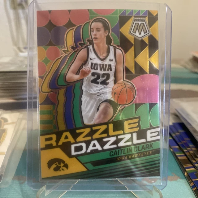 2024 PANINI CAITLIN Clark Collection Mosaic Prizm Razzle Dazzle Iowa # ...