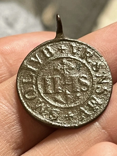 INSIGNE DE PÈLERIN Médaille De St Benoît XVI EME SIÈCLE IHS EUR 50,00 ...