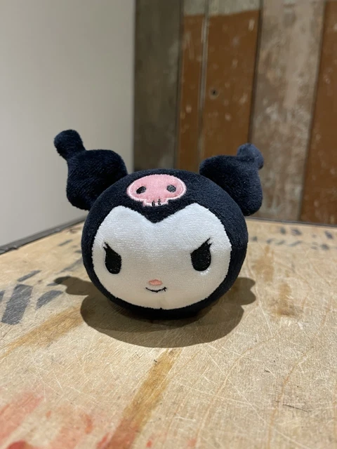 SANRIO KUROMI SQUEEZY Plush Toy Face Shaped Ball £9.99 - PicClick UK