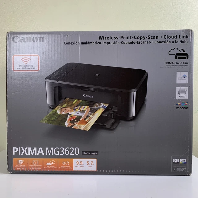CANON - PIXMA MG3620 Wireless All-In-One Inkjet Printer - Black ~ New £ ...