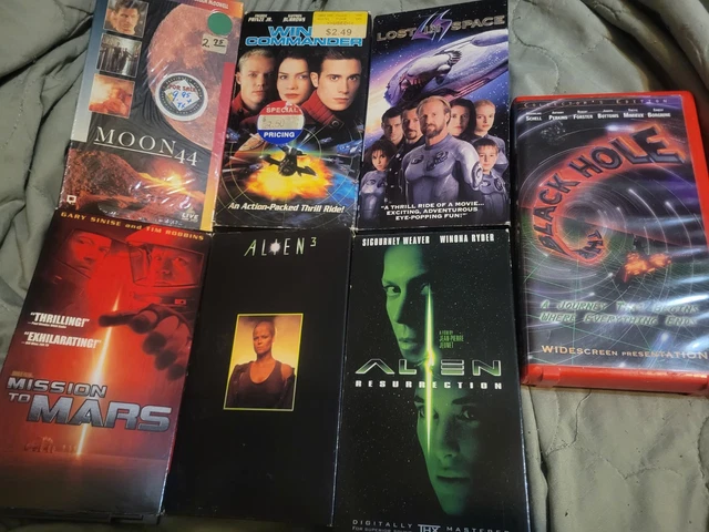 SCI FI VHS Lot Alien 3 Lost In Space Moon 44 Blackhole £26.85 - PicClick UK