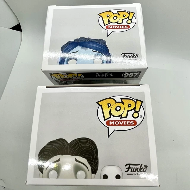 FUNKO POP SET Of 2 The Corpse Bride Victor With Scraps #986 Emily #987 ...