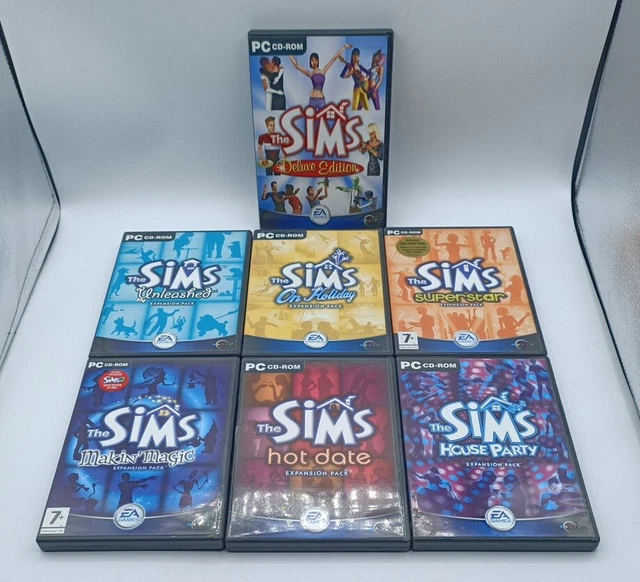 THE SIMS DELUXE PC Bundle X 7 £12.15 - PicClick UK