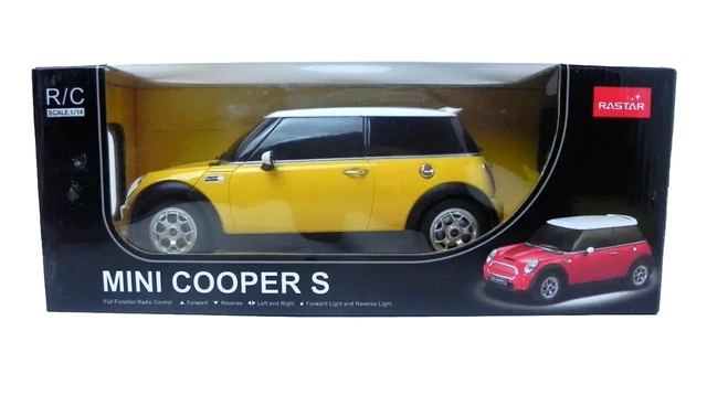 RASTAR 1:14 RC MINI COOPER S, REMOTE CONTROL RC Toy Car Yellow - NIB ...