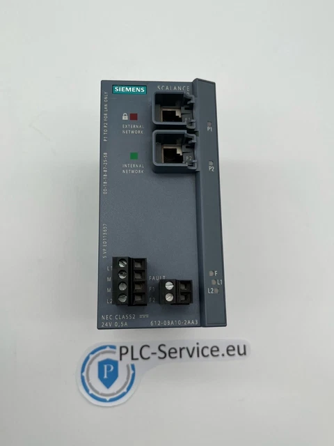 SIEMENS SIMATIC SCALANCE S612 V3 6GK5 612-0BA10-2AA3 FS :0 2 6GK5612 ...