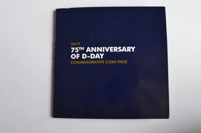75TH ANNIVERSARY OF D-Day 2019 Uncirculated 4 Coin Pack UNC VERY RARE ...