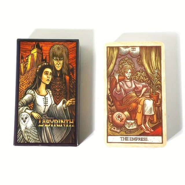 OFFICIAL JIM HENSON Labyrinth Tarot Card Set Deck Prophecy Fortune ...