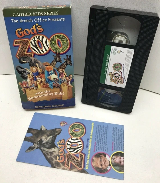 GODS ZOO VHS w/ Poster Gaither Kids Series 2000 Spring House £7.38 ...