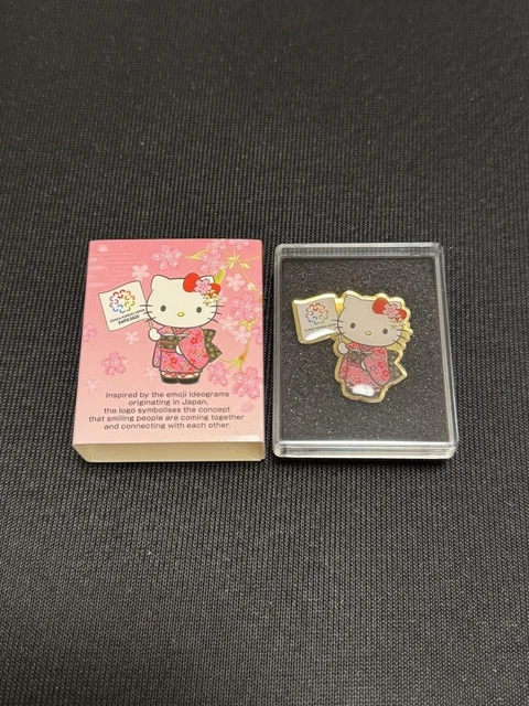 RARE HELLO KITTY Pin Badge EXPO2025 Osaka Kansai Japan Exclusive Not ...