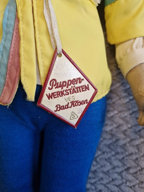 DDR KÄTHE KRUSE Puppe Friedebald Puppenwerkstätten Bad Kösen mit ...