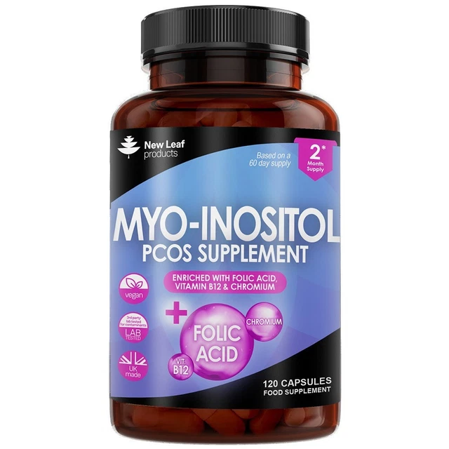 MYO-INOSITOL PCOS SUPPLEMENT - Myo Inositol Capsules + Folic Acid B12 ...
