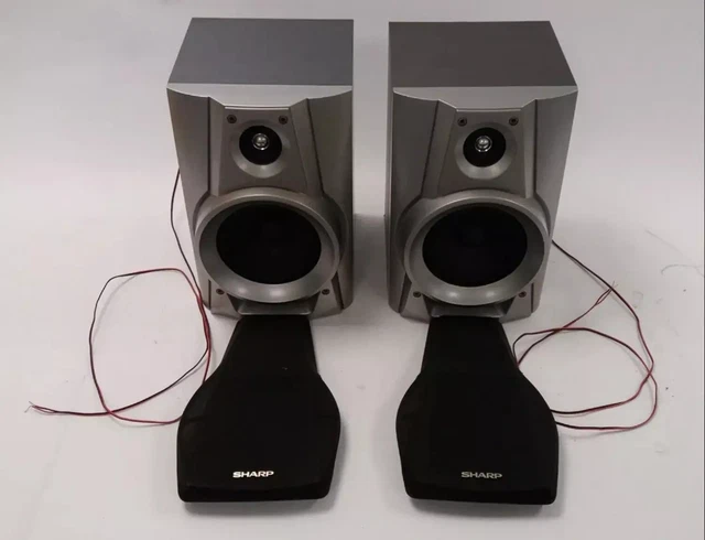 SHARP CP-C651H SPEAKER System 30W 6Ω Woofer Tweeter - Pair - Smokers ...