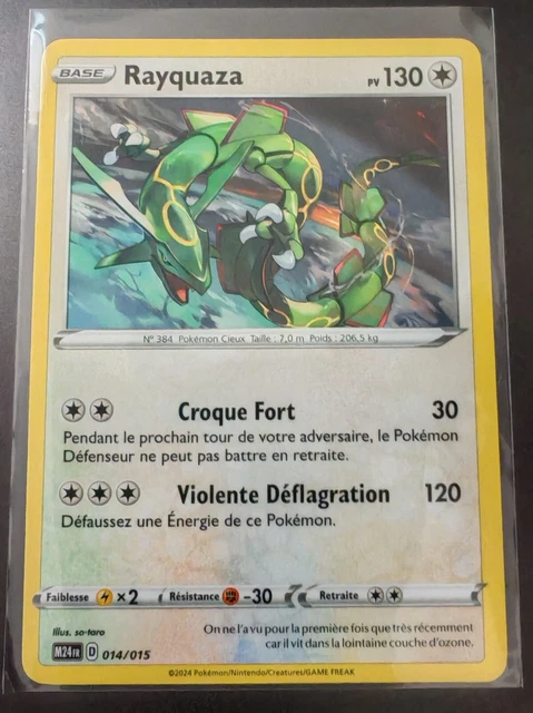 CARTES POKÉMON RAYQUAZA 014/015 FR 🇨🇵 Mcdo 2024 Neuve EUR 1,00 ...