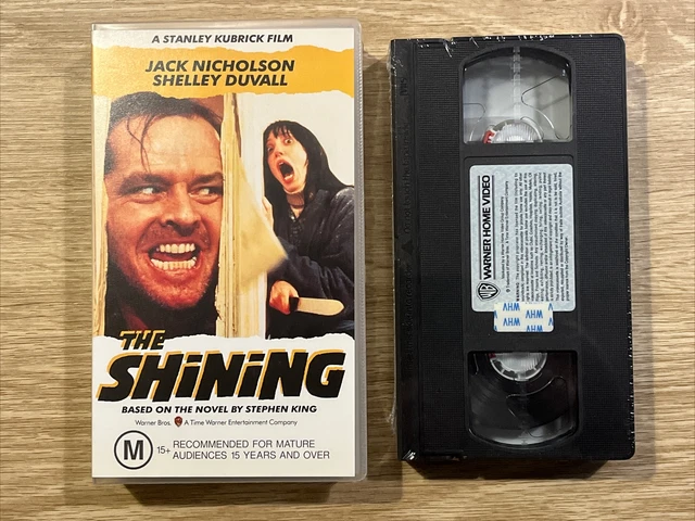 THE SHINING VHS Video 1980/1995 Release Sealed Tape Stephen King Stanley Kubrick $129.95 ...