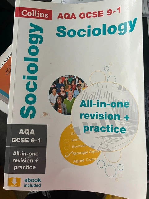 GCSE AQA Sociology Student book/Revision Card - bundle £15.00 - PicClick UK