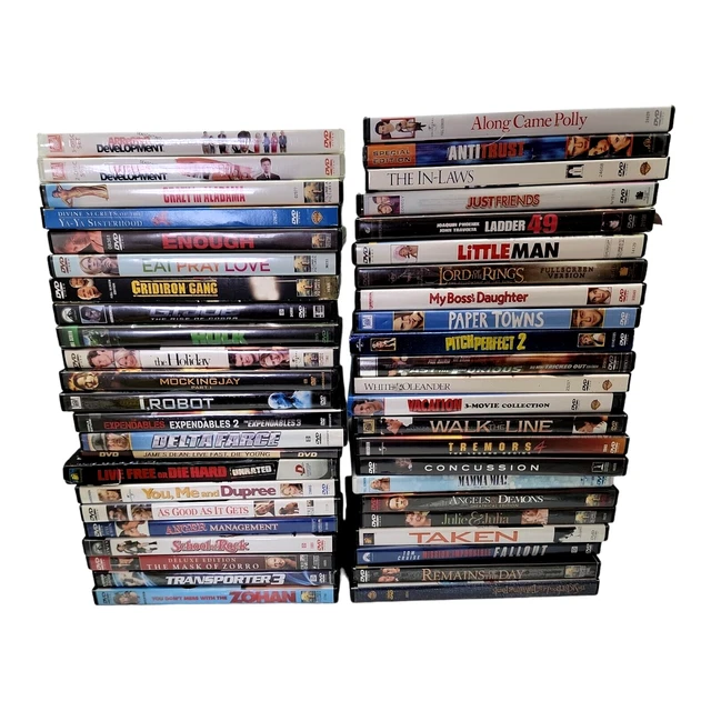 DVD MOVIE LOT Of 46 Rated PG Or PG 13 Comedy Drama Action Romance dvd-movie-lot-of-46-rated-pg-or-pg-13-comedy-drama-action-romance