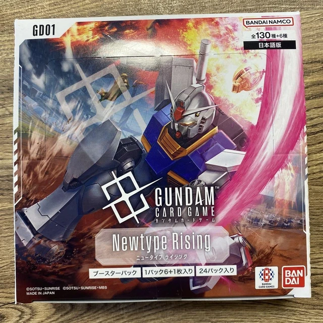GUNDAM CARD GAME Newtype Rising Box BANDAI 1 Pack Contains 6 + 1 Card ...