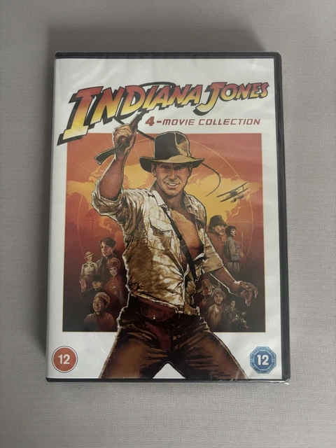 INDIANA JONES: 4-MOVIE Collection DVD Harrison Ford New Factory Sealed ...