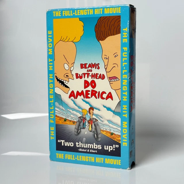 BEAVIS AND BUTT Head Do America VHS 1996 First Print Paramount MTV NM+ ...
