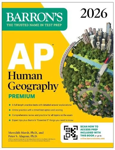 MEREDITH MARSH AP Human Geography Premium, 2026: Prep Book with 6 Pract ...