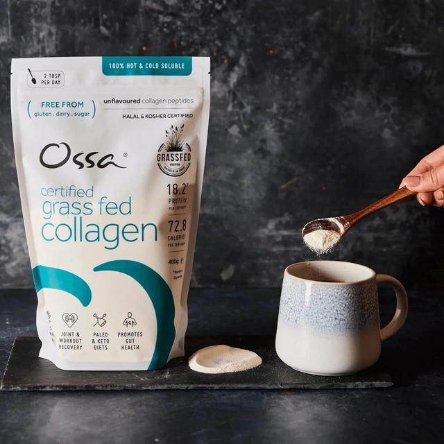 OSSA CERTIFIED GRASSFED Collagen Peptides Powder-Supplement for Joint ...