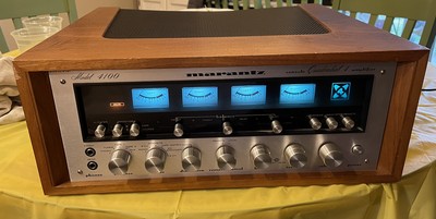 MARANTZ 4100 Vintage Quad Integrated Amplifier W/ Wood Cabinet! Works ...