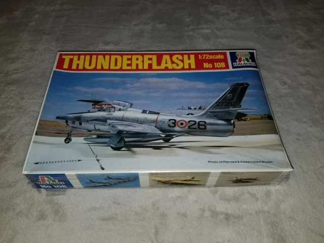 ITALERI 1:72 NO. 108 Thunderflash Model Kit Fully Sealed $10.99 - PicClick